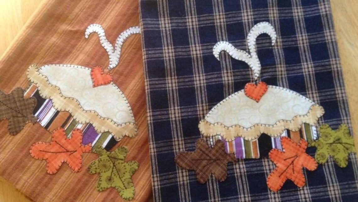 Freshly Baked Pie Applique Packaged Pattern for Tea Towel - Etsy