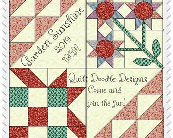 Daisy Garden PDF Quilt Pattern by Theowlhutch Baby Quilt - Etsy