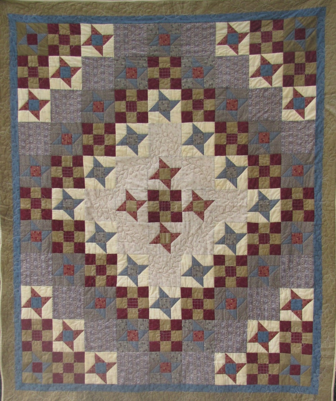 Stars Over Cedar Creek Quilt PDF Pattern From Quilt Doodle Designs - Etsy