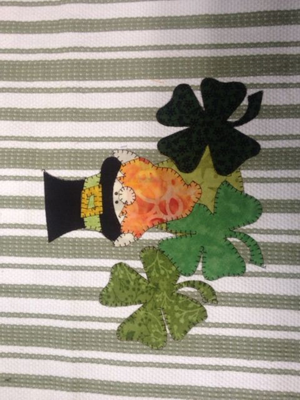 St. Patty Applique PDF Pattern for Tea Towel - Etsy