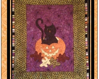 Peek A Boo Kitty Mini Quilt Pattern PDF From Quilt Doodle | Etsy