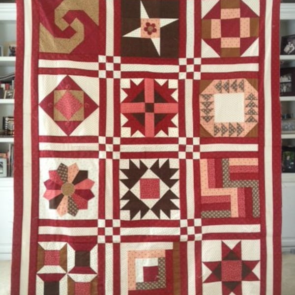 Block of the Month Quilt Pattern - Etsy