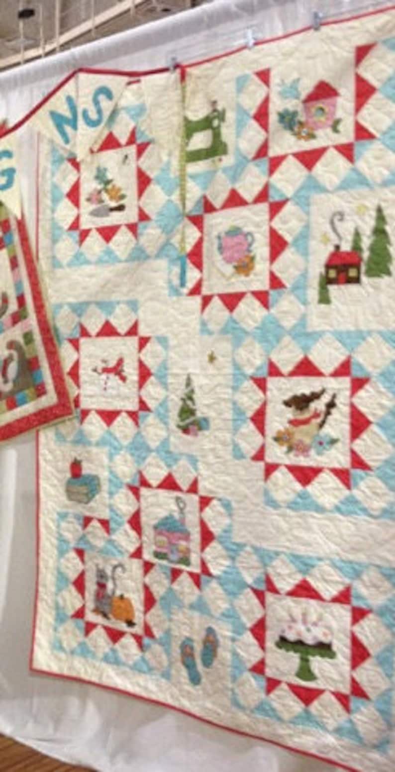 My Favorite Things Quilt Doodle Designs Complete Pattern 2015 PDF ...