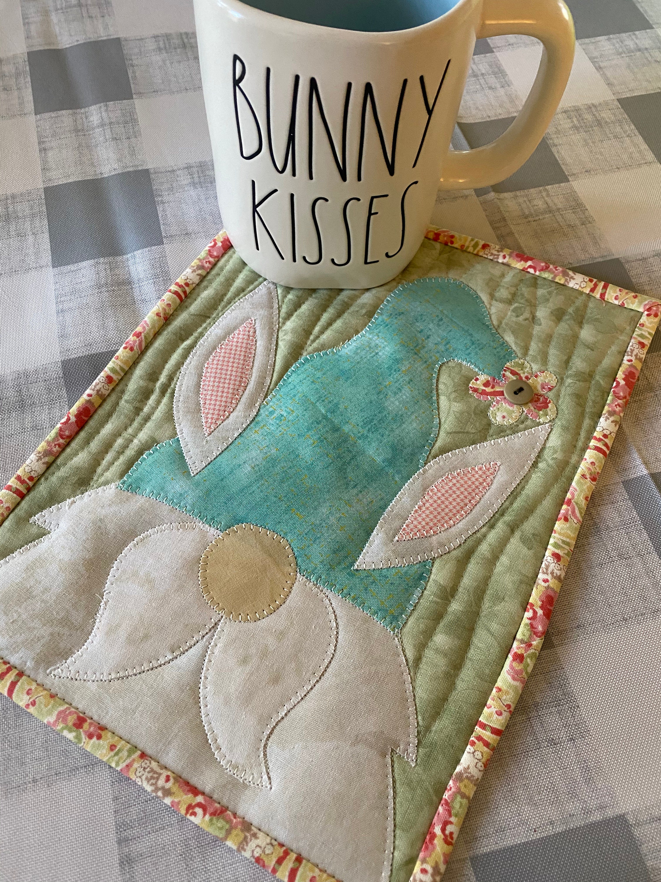 Easter Gnome Mug Rug PDF Pattern - Etsy