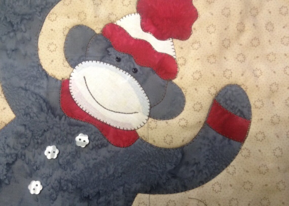 Monkey Love Mug Mat Packaged Pattern - Etsy