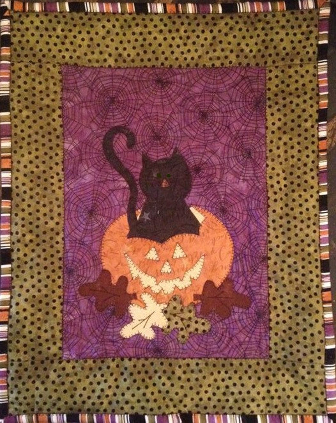 Peek A Boo Kitty Mini Quilt Pattern PDF From Quilt Doodle - Etsy