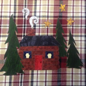 Cabin Sweet Cabin Applique Pattern - Etsy