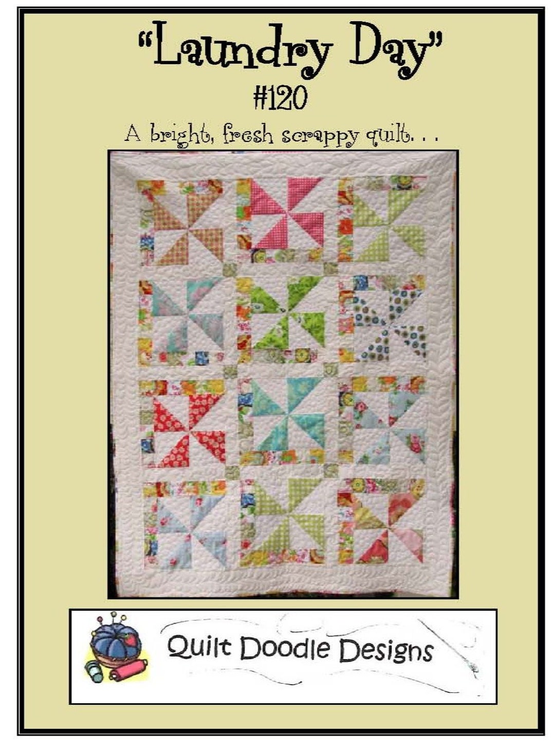 Laundry Day Quilt Pattern From Quilt Doodle Designs - Etsy