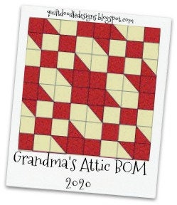 Aprils Block for Grandmas Attic BOM 2020 Pdf Pattern - Etsy