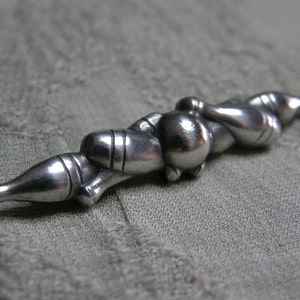 Vintage Silver Brooch With Bowling Ball and Pins Circa the 1960's - Etsy