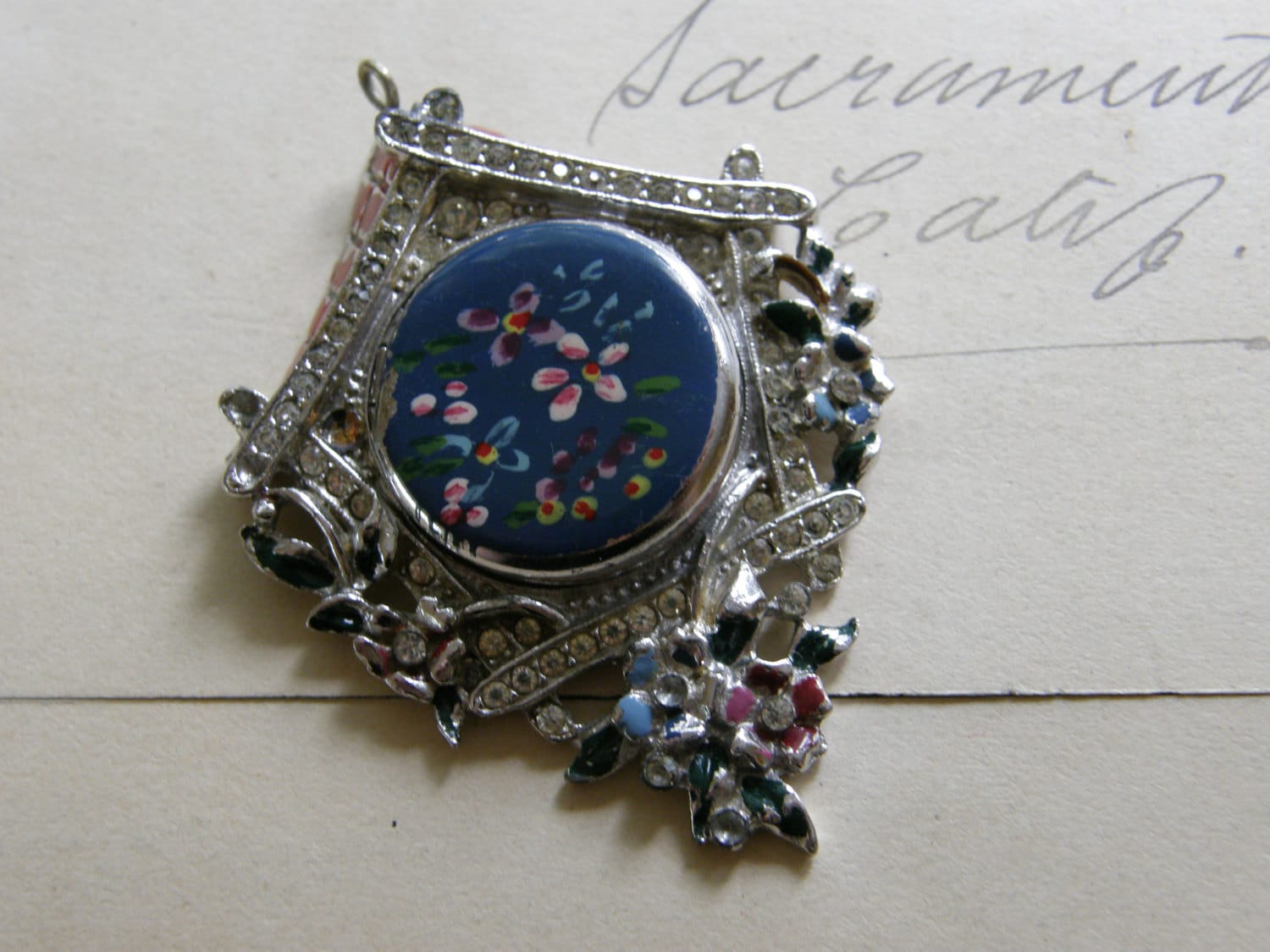Vintage Handpainted Cuckoo Clock Locket for Repair - Etsy