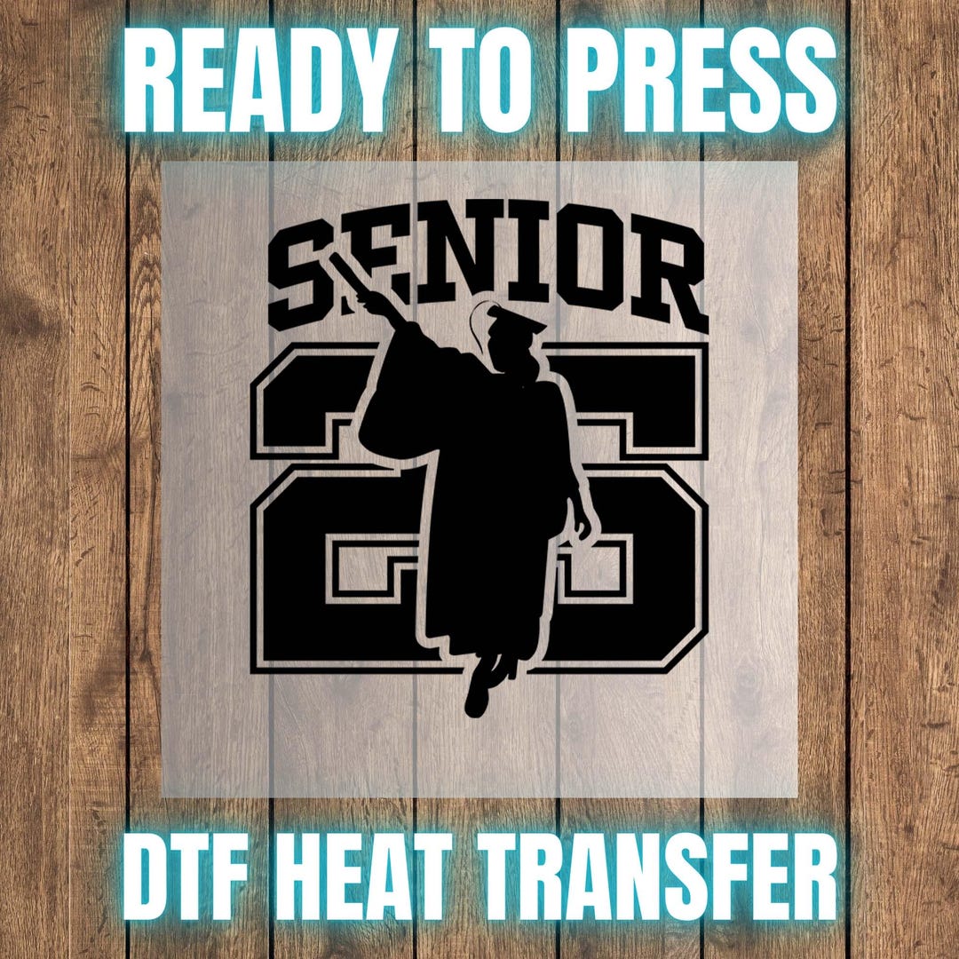 Senior 2025 DTF Transfer Graduation Dtf Cap on Dtf Diploma Senior Dtf ...