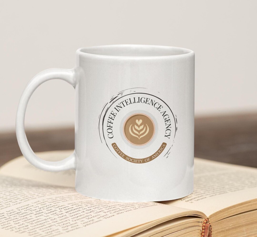Coffee Intelligence Agency Mug, CIA Logo, Political Gag Gift, Coffee ...