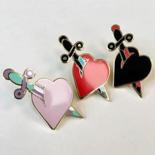 Heart and Dagger - Etsy