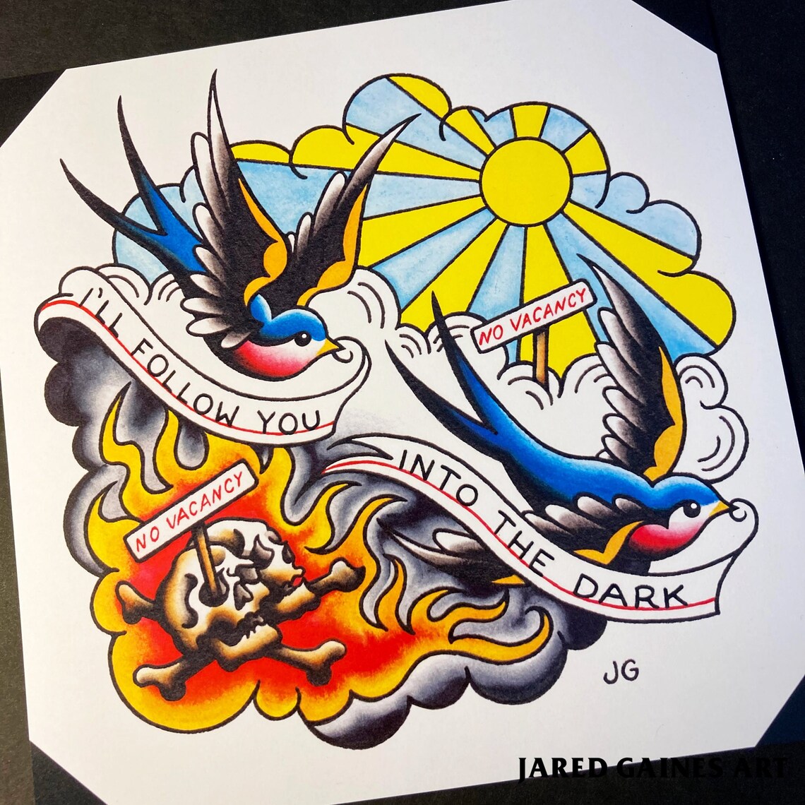 Death Cab Tattoo Flash - Etsy
