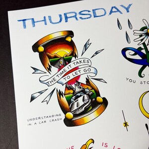 Thursday Tattoo Flash - Full Collapse - Etsy