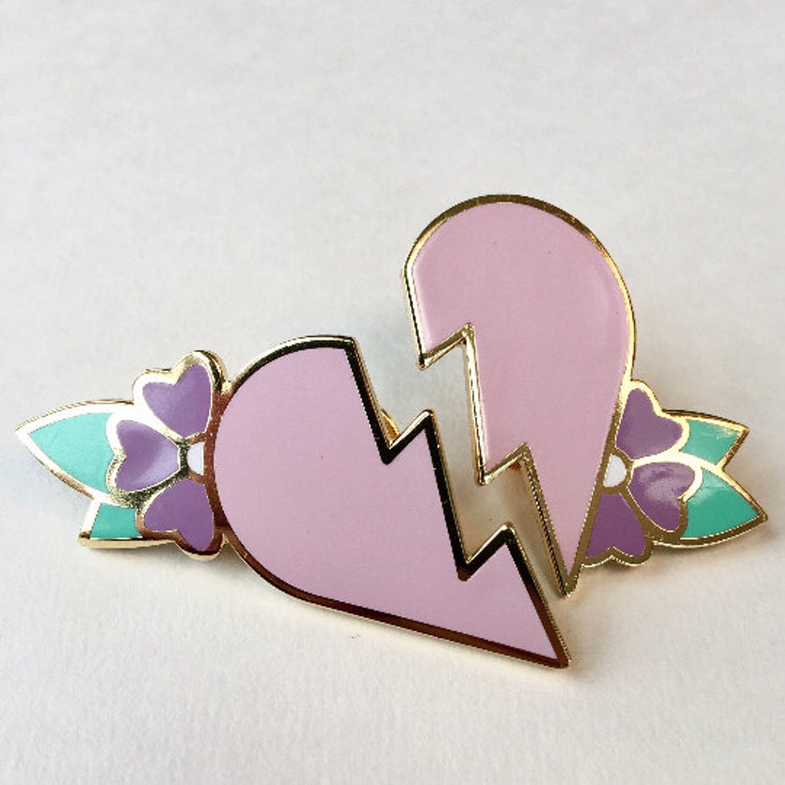 Valentine Heart Pin Set - Etsy