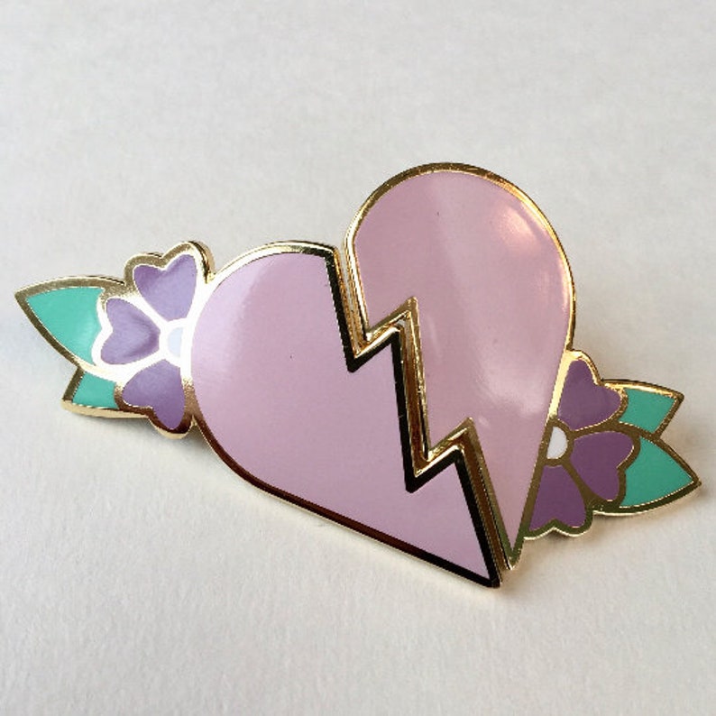 Valentine Heart Pin Set - Etsy