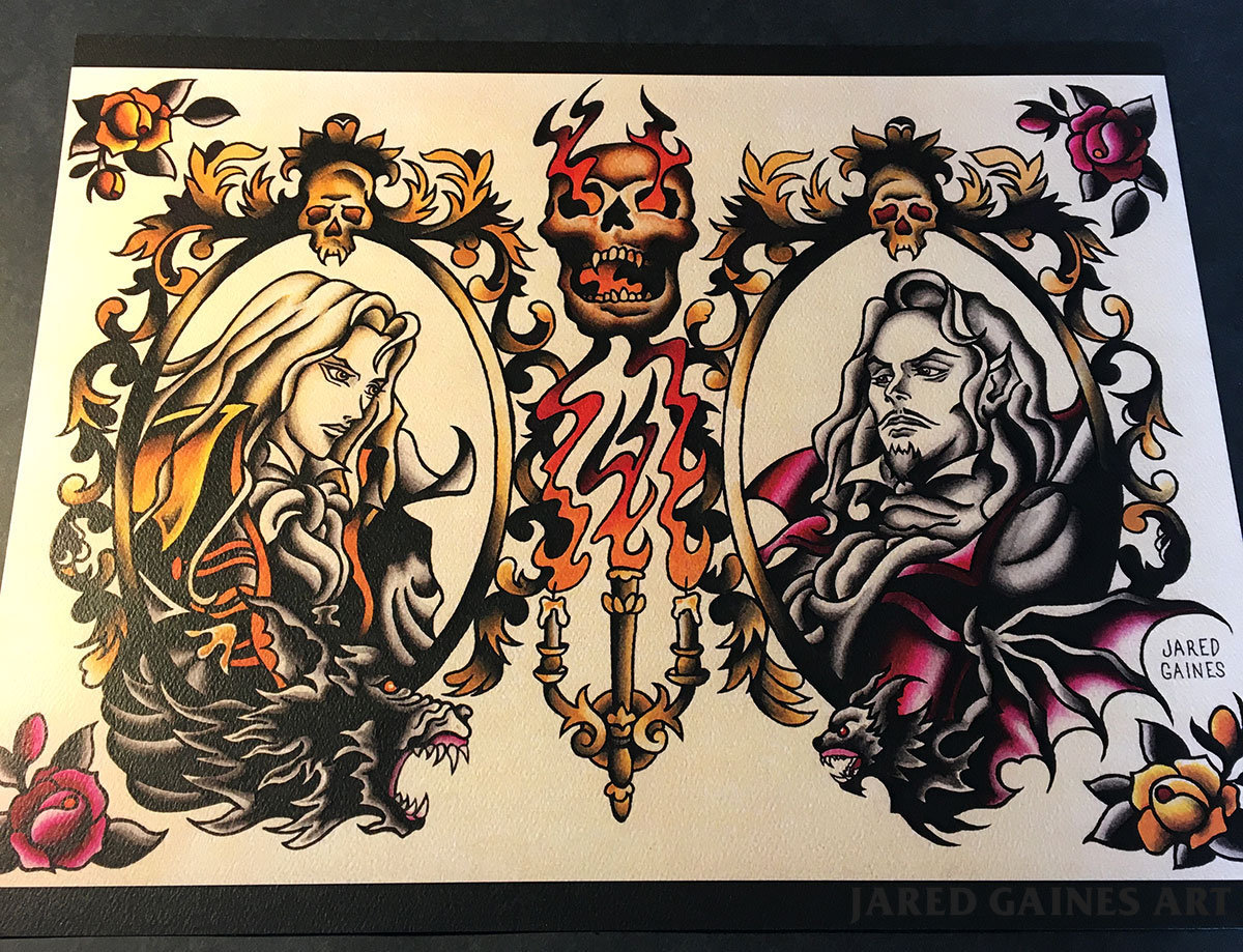 Castlevania Art Print Symphony of the Night - Etsy