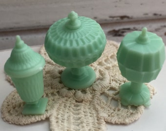 Candy Dish Set, Dollhouse Miniatures, 1:12 Scale, Dollhouse Accessories ...