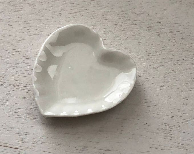 Miniature Ceramic Heart Shaped Platter Dish Dollhouse - Etsy
