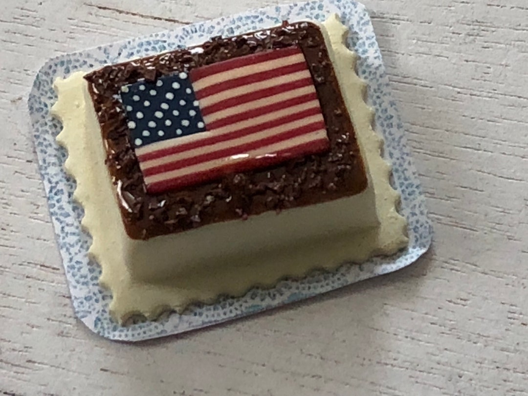 Miniature Cake Flag Cake Mini Holiday Fourth of July Cake - Etsy