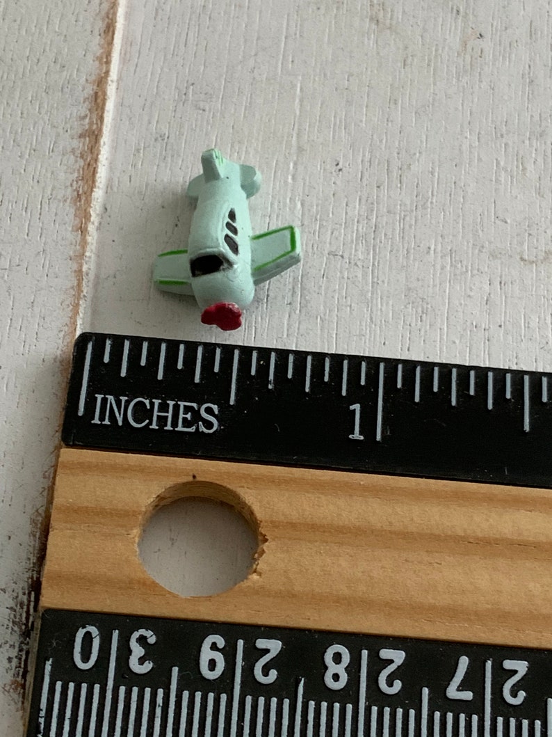 Miniature Toy Airplane Mini Plane Dollhouse Miniature 1:12 | Etsy