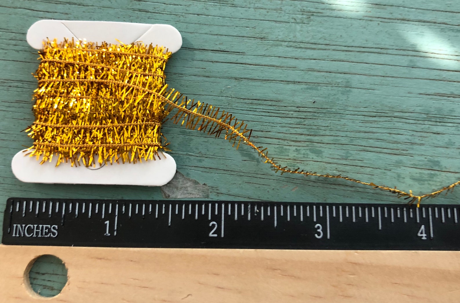Miniature Tinsel Garland Gold 2 Yards Dollhouse Miniature - Etsy