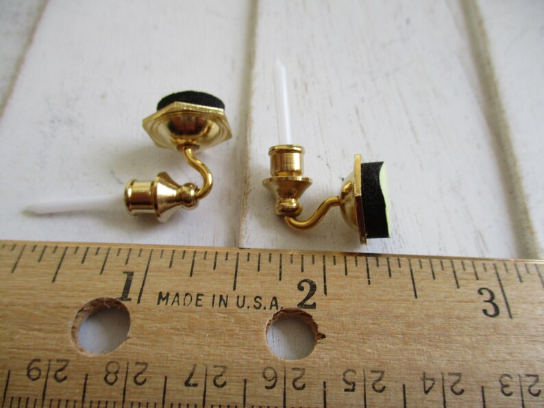 Miniature Scones Mini Candle Wall Sconces 2 Piece Set - Etsy