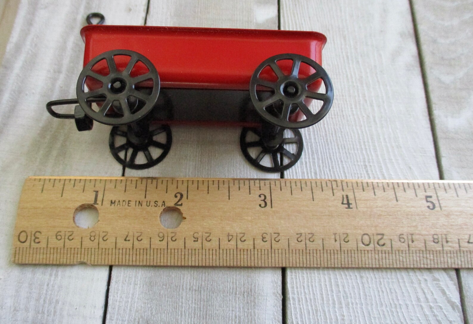 Miniature Red Wagon Mini Wagon Style 65 Dollhouse - Etsy