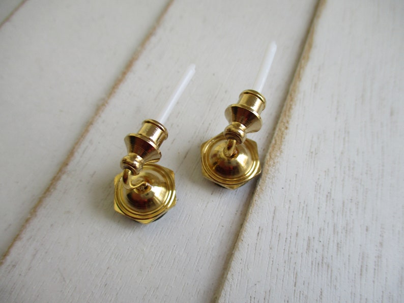 Miniature Scones Mini Candle Wall Sconces 2 Piece Set - Etsy