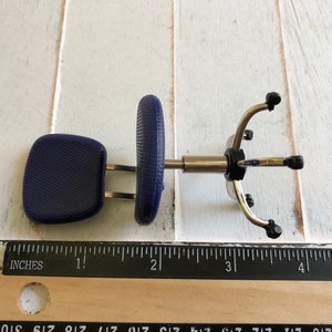 Miniature Swivel Office Chair Mini Blue Desk Chair Dollhouse - Etsy