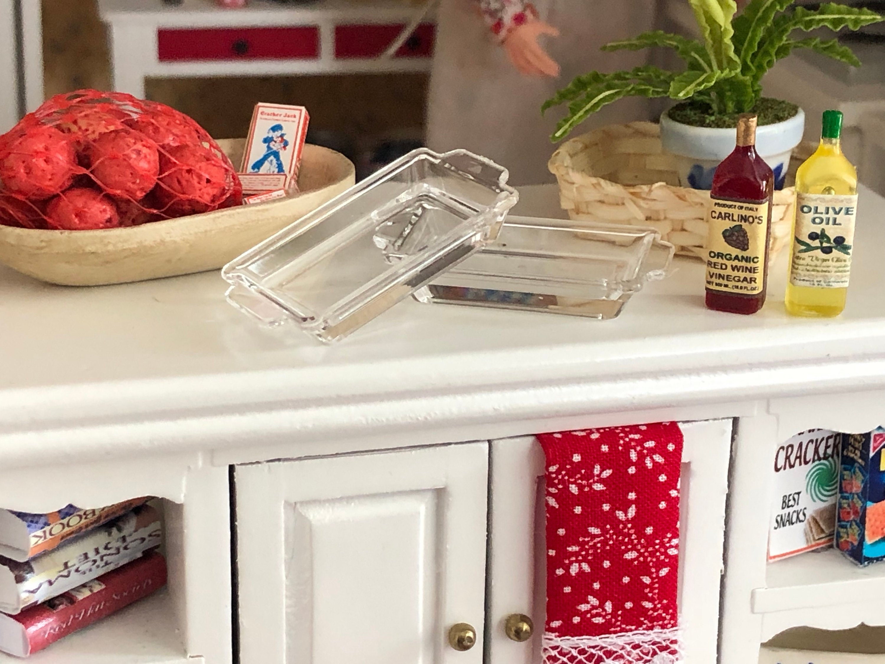 Miniature Trays Set Of 2 Clear Trays Style 94 Dollhouse Miniature 1 miniature-trays-set-of-2-clear-trays-style-94-dollhouse-miniature-1