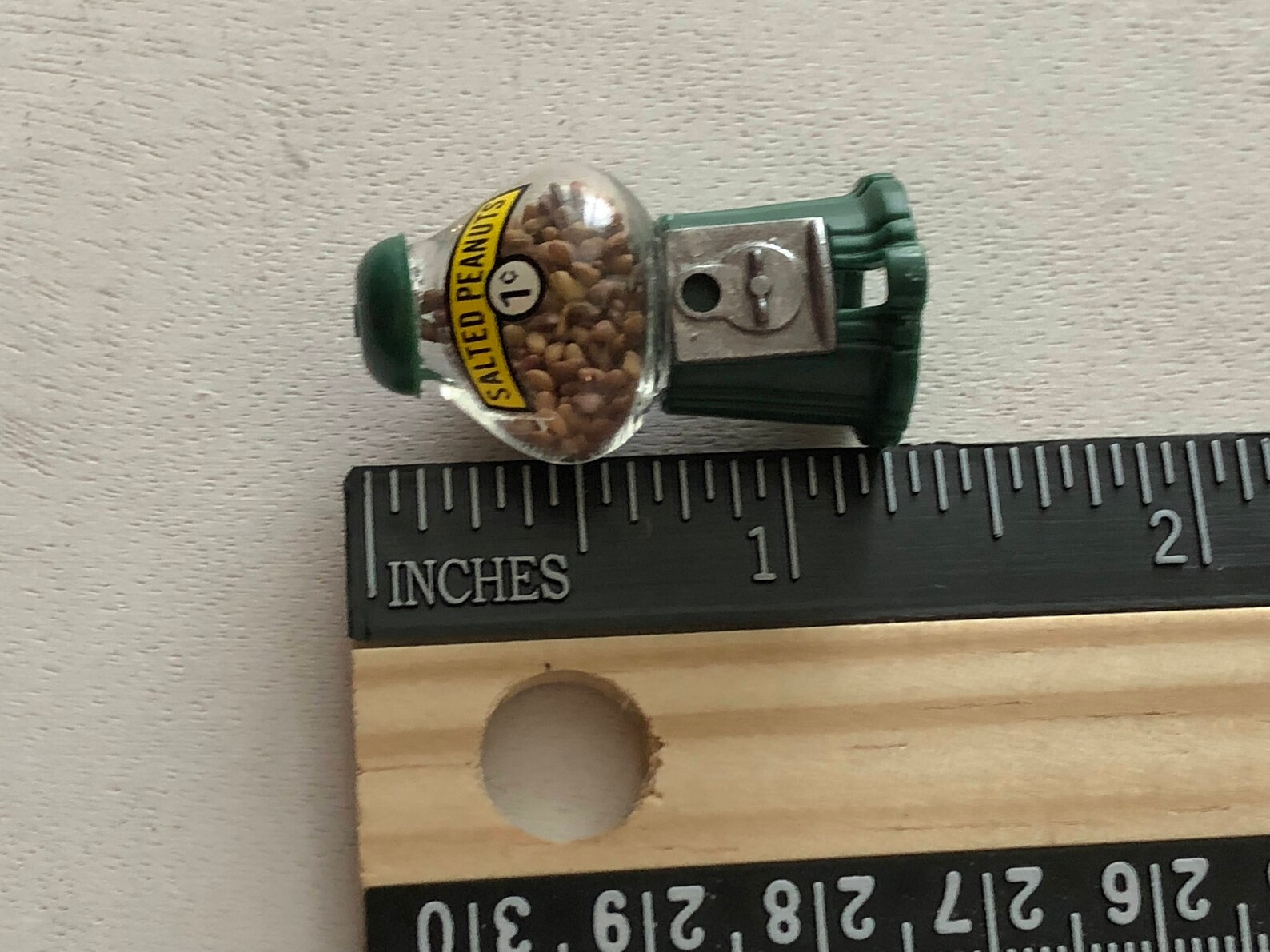 Miniature Peanut Machine Filled Green Coin Peanut Machine - Etsy