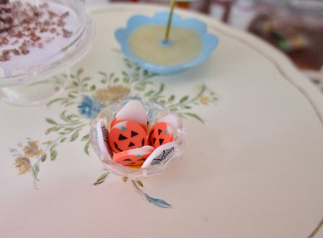 Miniature Candy Dish Mini Crystal Look Bowl Filled With - Etsy