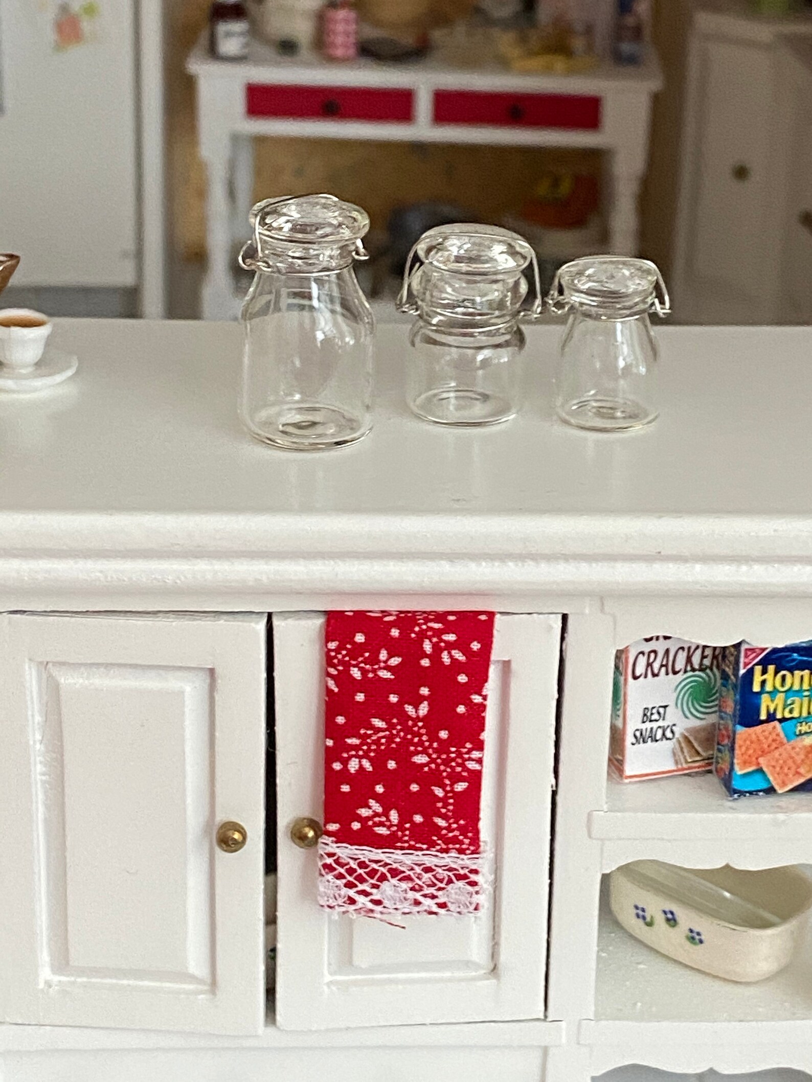 Miniature Glass Canisters Mini Canning Jars 3 Piece Set - Etsy