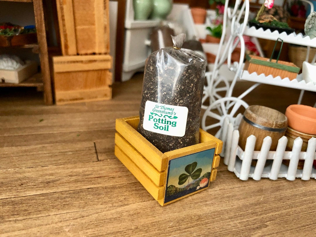 Miniature Wood Crate Mini Wood Fruit Crate With Clover Label - Etsy