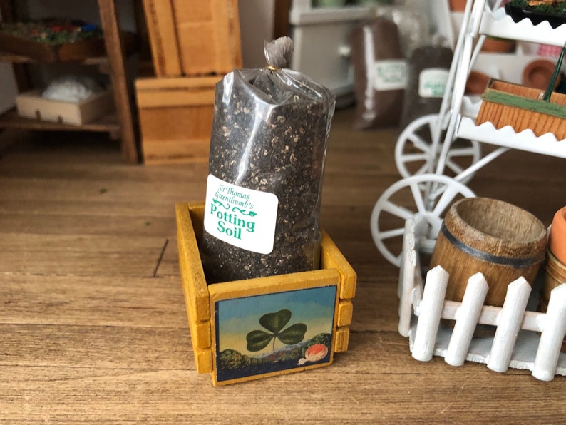 Miniature Wood Crate Mini Wood Fruit Crate With Clover Label - Etsy