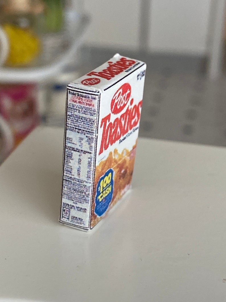 Miniature Cereal Box Toasted Corn Flakes Mini Box Dollhouse - Etsy
