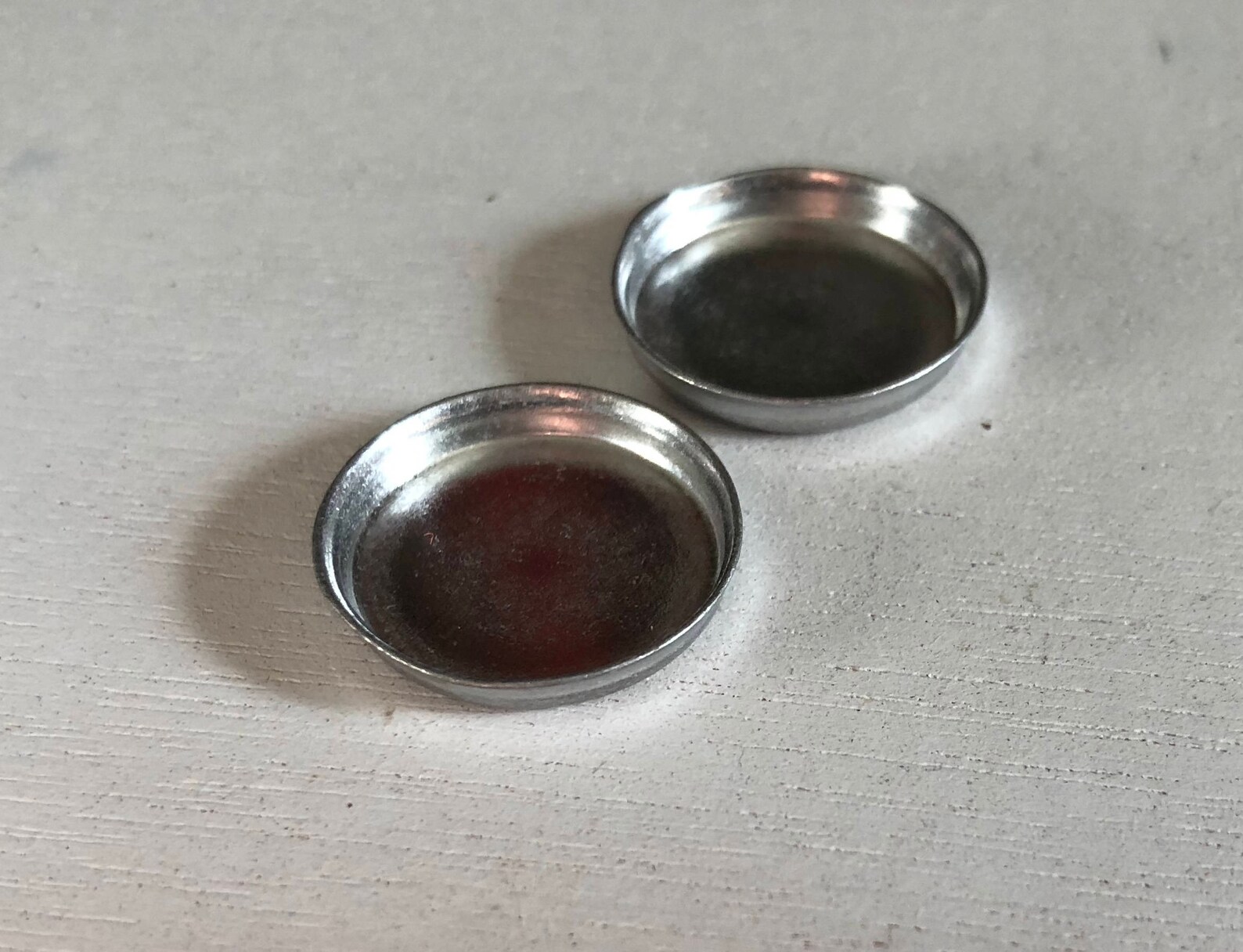 Miniature Aluminum Layer Cake Pans Set of 2 Dollhouse - Etsy