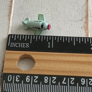 Miniature Toy Airplane Mini Plane Dollhouse Miniature 1:12 | Etsy