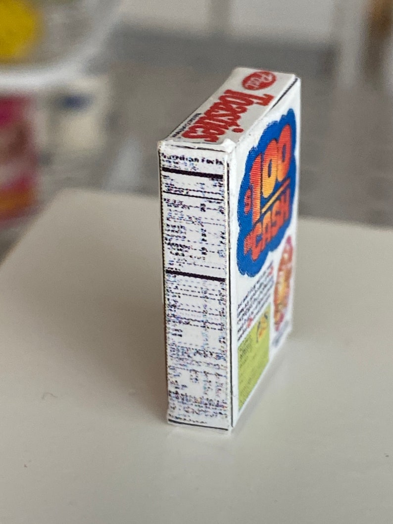Miniature Cereal Box Toasted Corn Flakes Mini Box Dollhouse - Etsy
