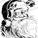 Old World Santa Version #2 .SVG/.DXF/.PNG for Use W/ Silhouette Studio ...