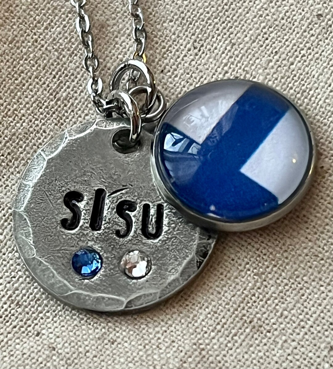 SISU Pewter Pendant, Finnish SISU Jewelry, Finnish Necklace Gift ...