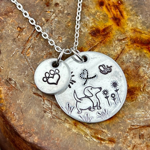 Dachshund Pendant - Etsy