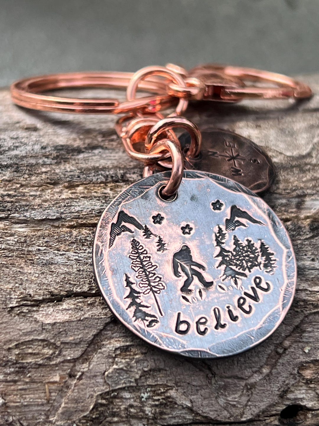 Sasquatch Believe Keychain, Sasquatch Backpack or Purse Charm, Bigfoot ...