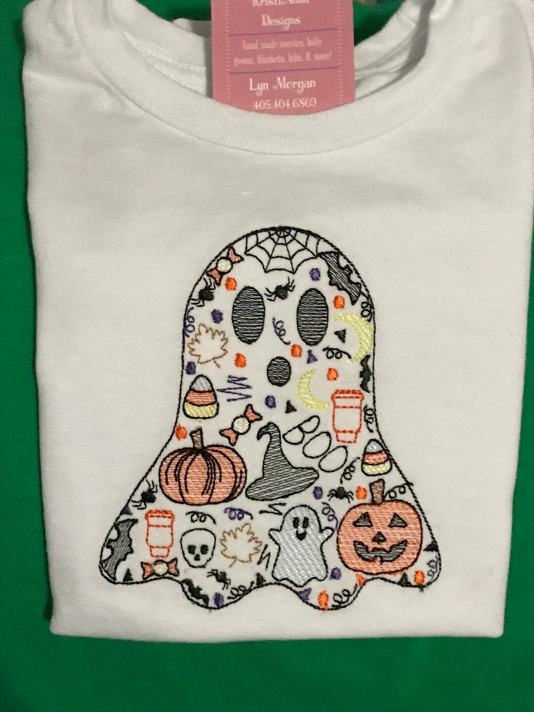 2T Ghost Outline Candy Bats Spiders Pumpkins - Etsy