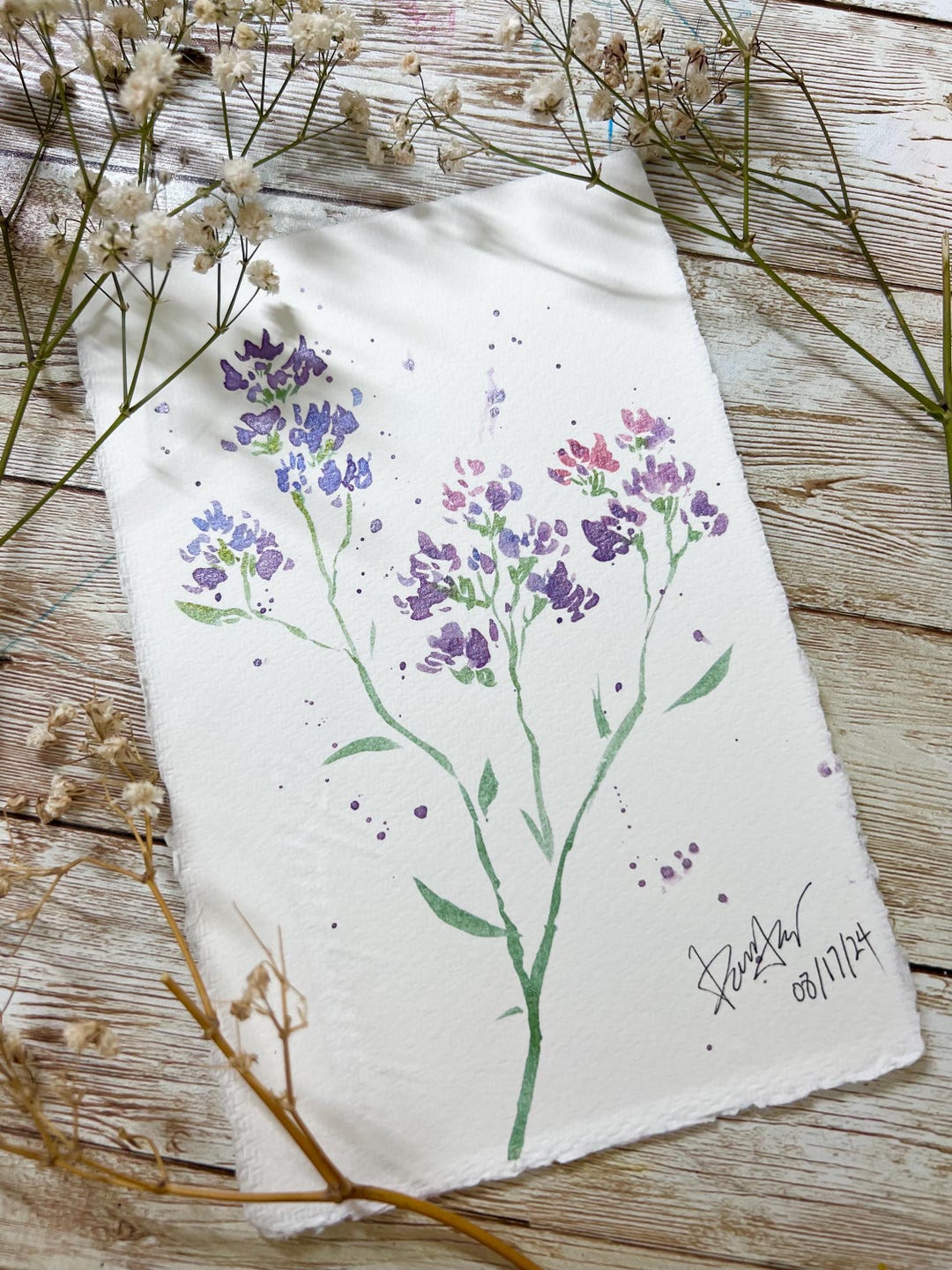 Watercolor Post Card Original Painting - Etsy