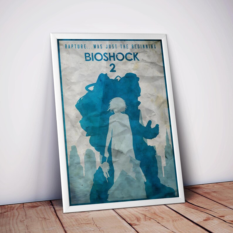 Bioshock 2 Poster | Video Game Poster | High Quality Matte Print | Art ...