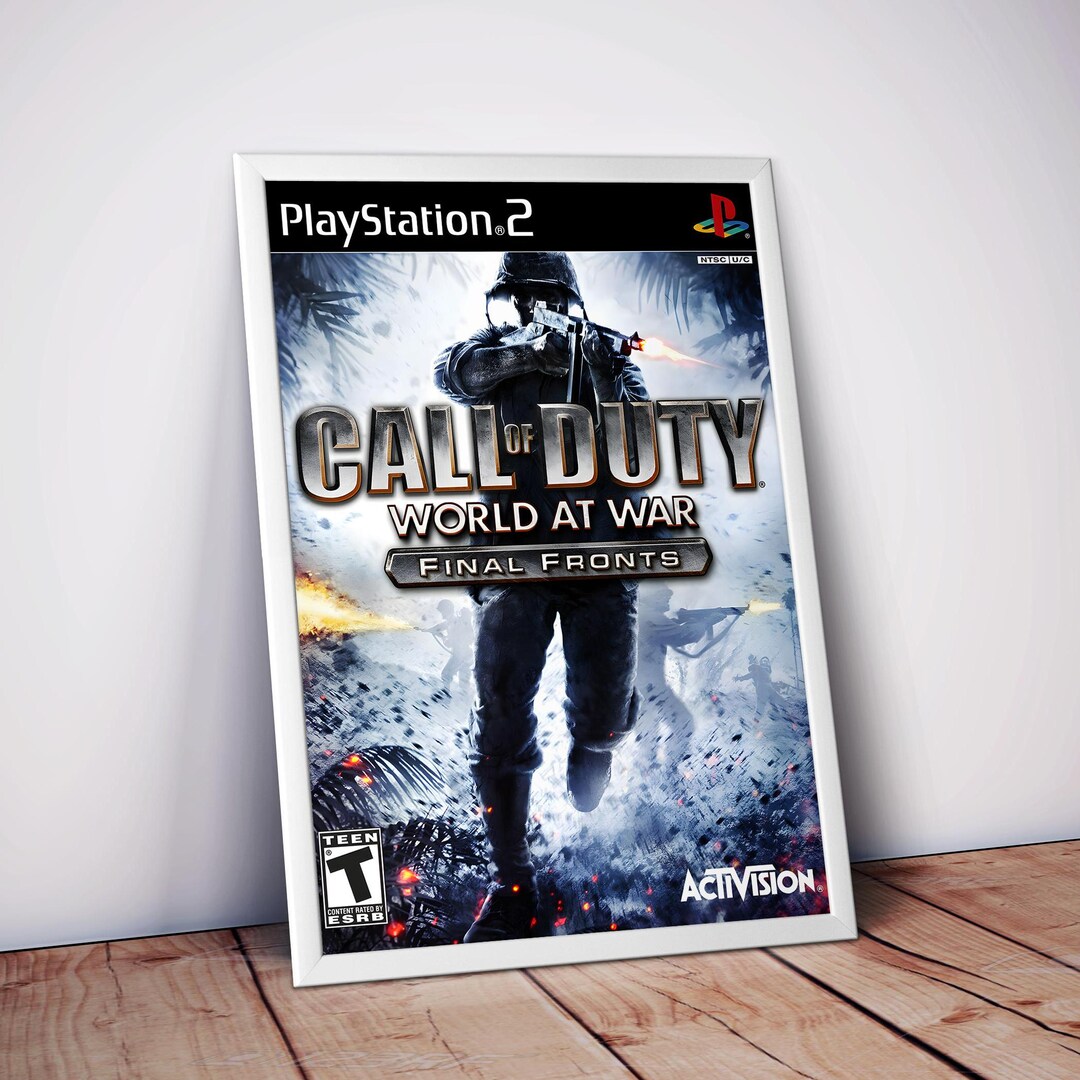 Call of Duty World at War Poster Video Game Poster High Quality Matte ...